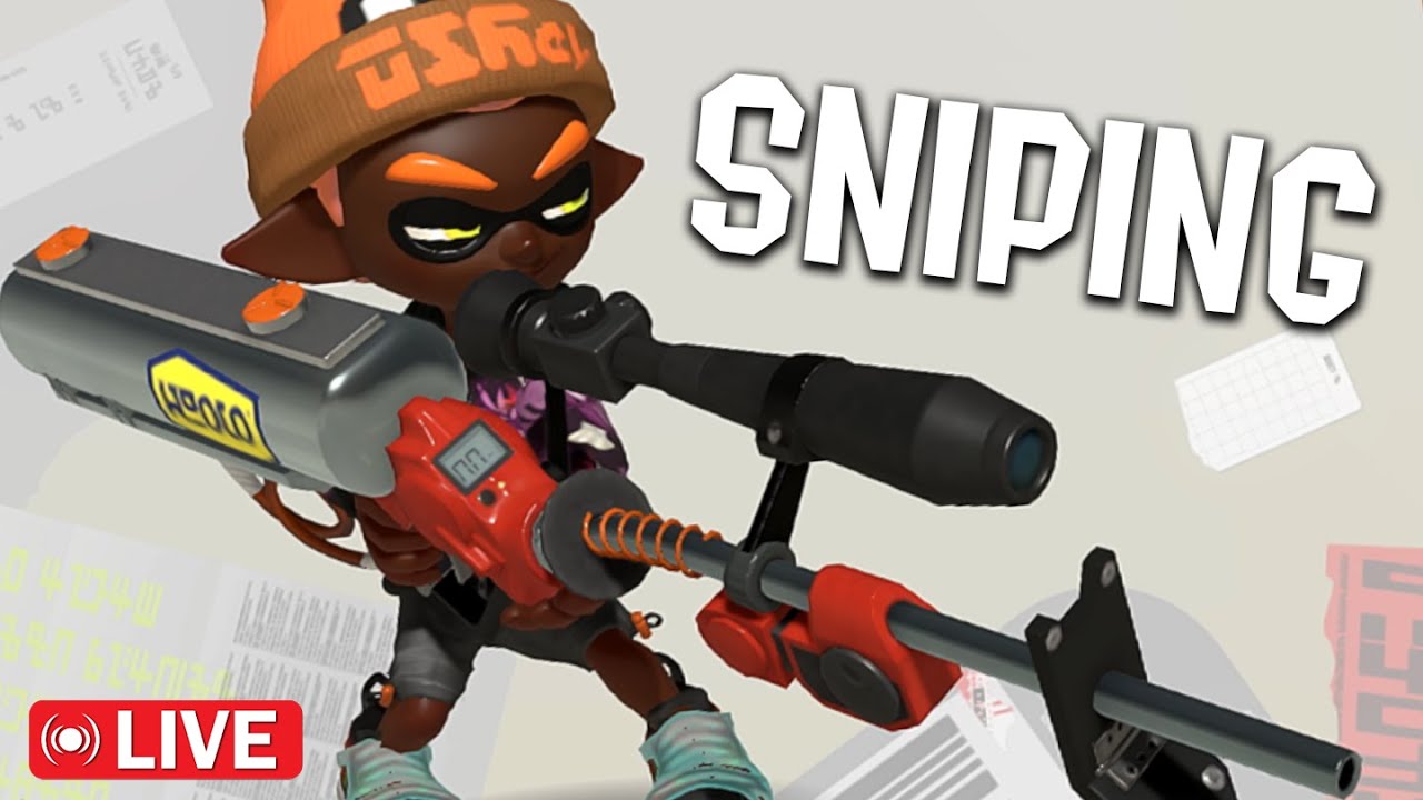 CLASSIC SPLATOON 3 SNIPING SUNDAYS (Custom E-Liter 4K Scope) - YouTube