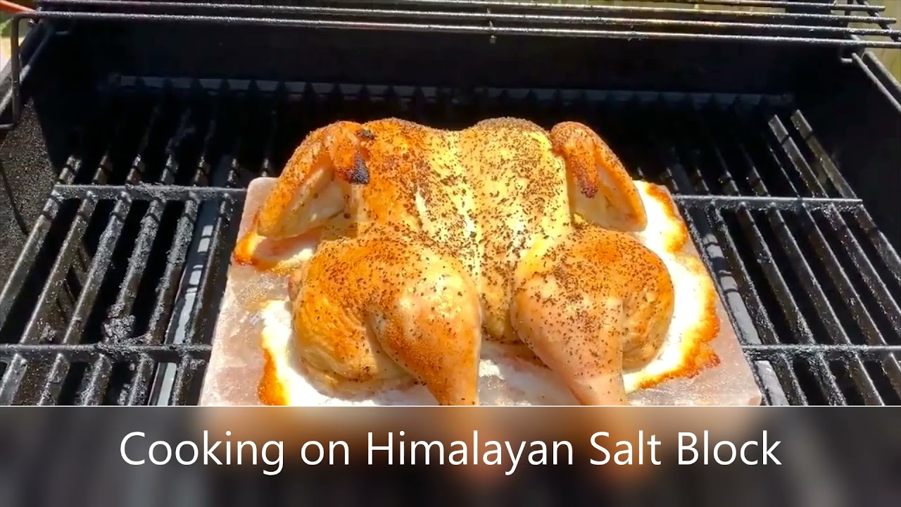 Himalayan Salt Cooking Plate | Chicken Cooking on Salt Slab | Steak ...