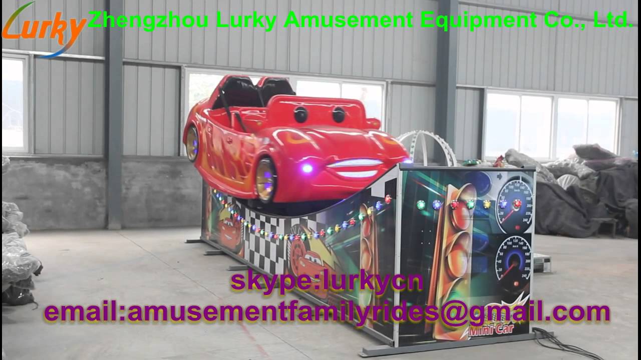Popular red floating car /amusement thrill rides for children and ...