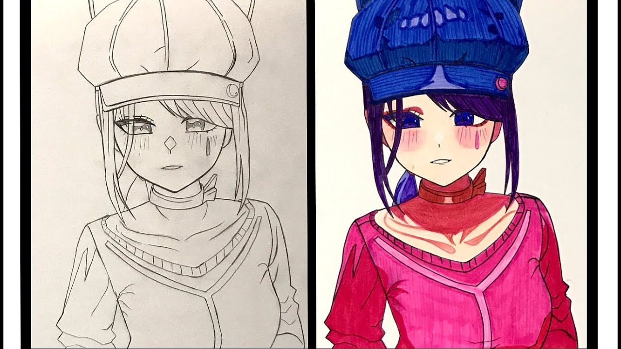 How To Draw Mita From MiSide - YouTube