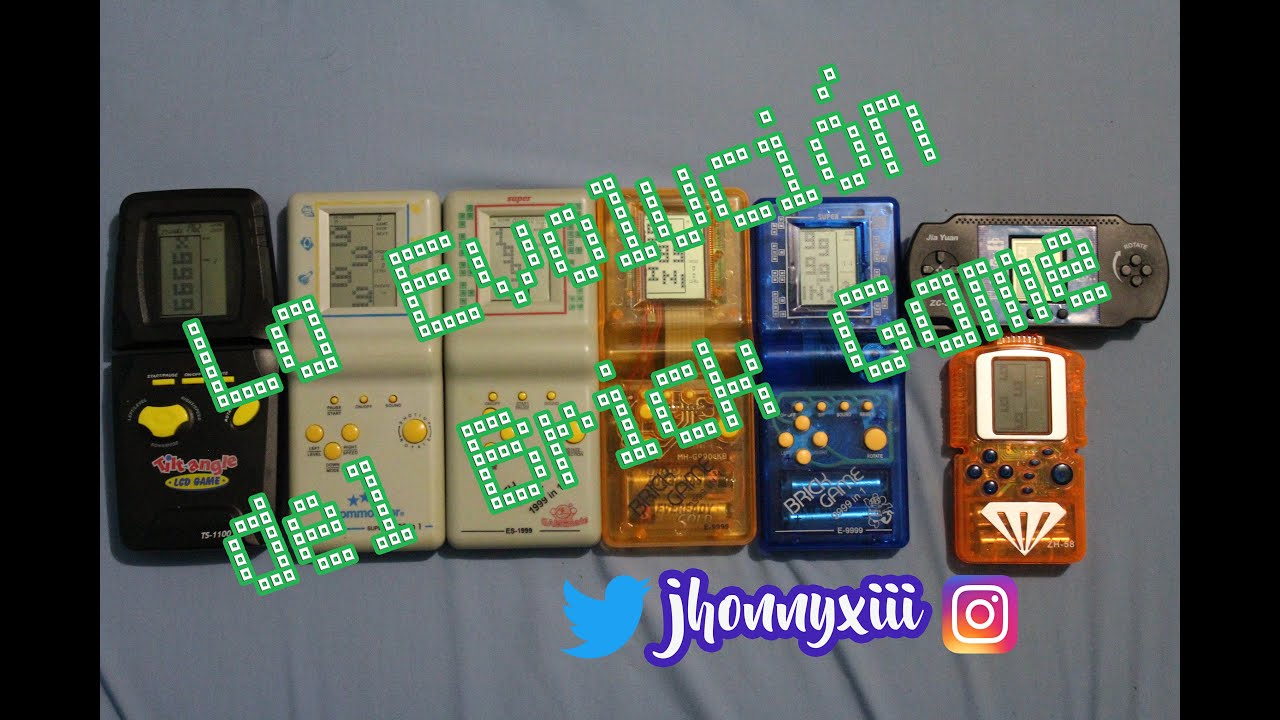 La evolución del Brick Game (Tetris) - YouTube