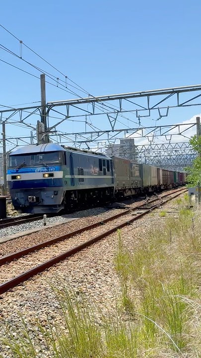 EF210-142【新】1052ﾚ JR尼崎駅定通 2025.7.15 #貨物列車 - YouTube