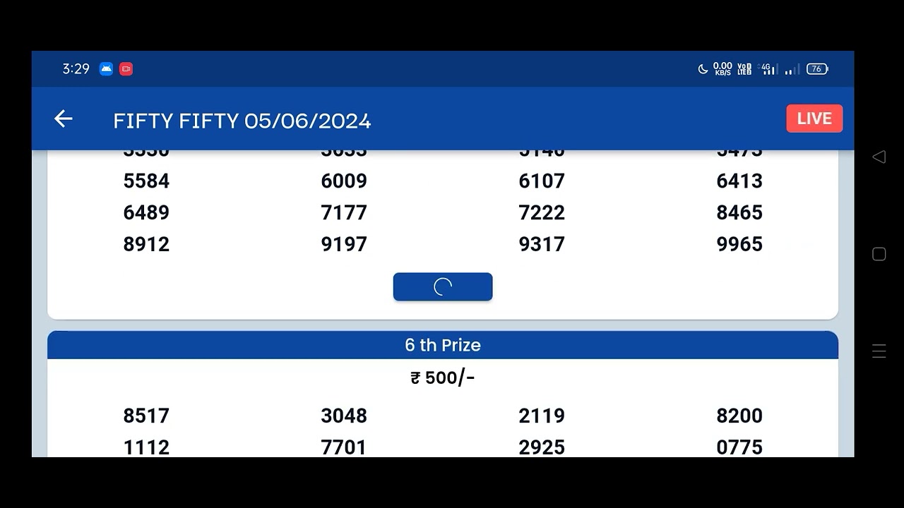 FIFTY FIFTY 05 06 24 KERALA LOTTERY RESULT LIVE SUBSCRIBE YouTube