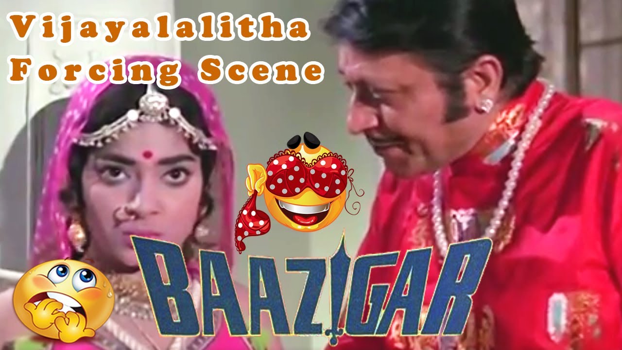 Vijayalalitha Forcing Scene Baazigar || Vijayalalitha, Roopesh Kumar ...
