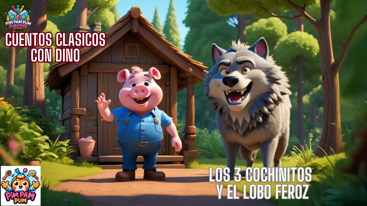 "La historia de los 3 cochinitos 🐷🐷🐷 | Cuento Infantil Animado - YouTube
