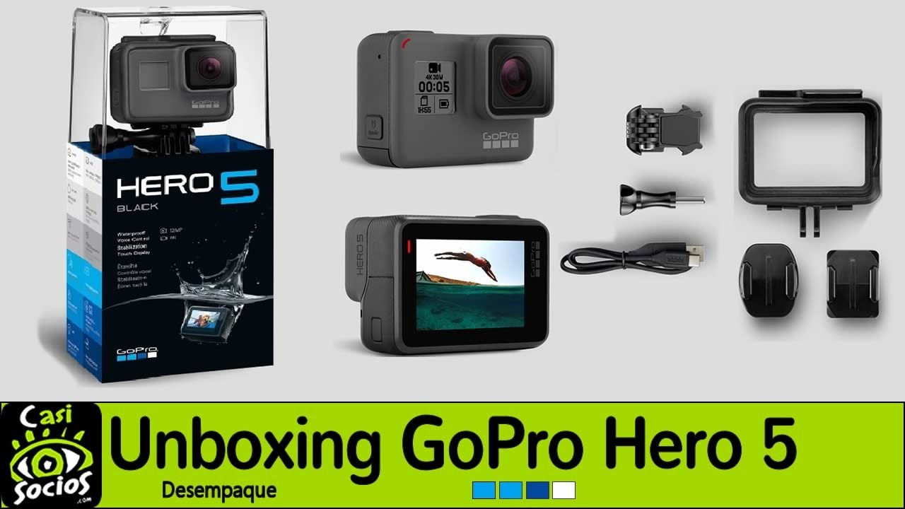 Unboxing (Desempaque) GoPro Hero5 Black - YouTube