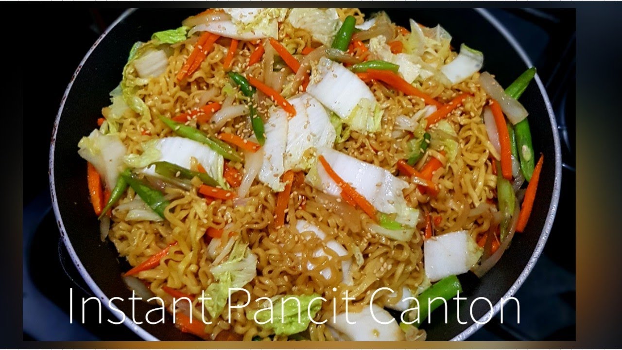 Instant Pancit Canton | Easy Pancit Canton - YouTube