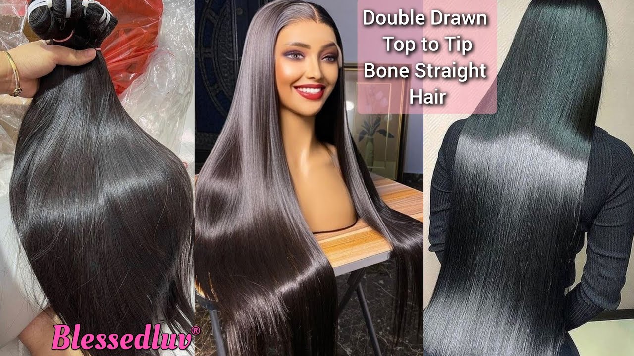 FINALLY Bone Straight Silky Hair That Has NO Short Hairs & Will Last ...