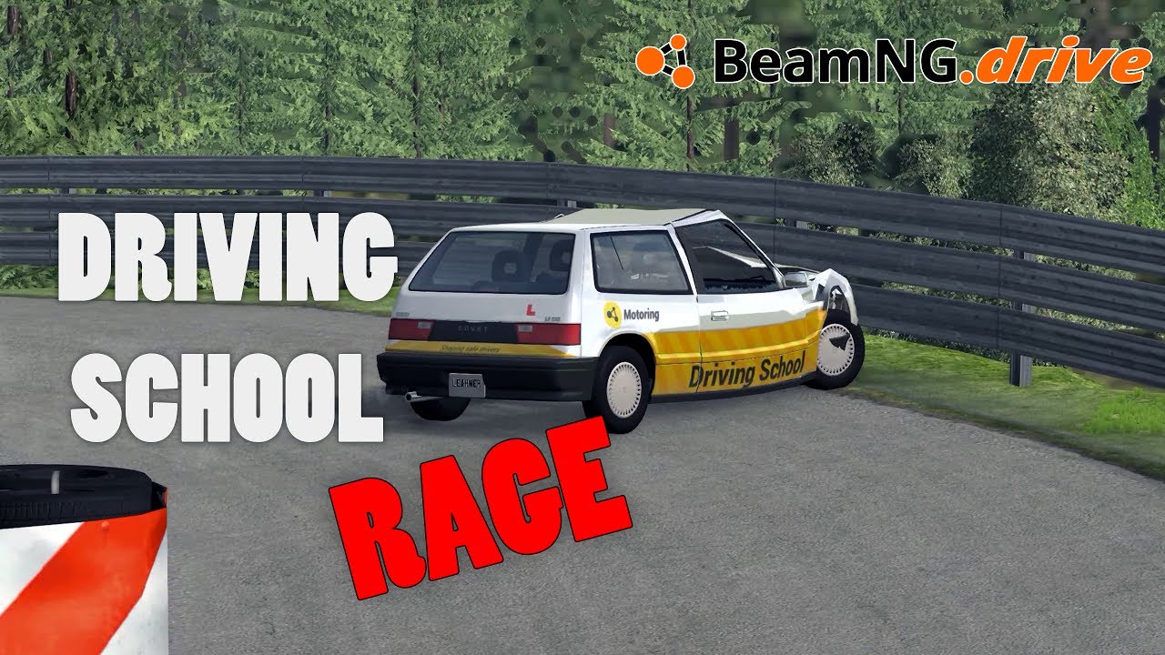 Driving School RAGE - BeamNG.drive Campaigns - YouTube