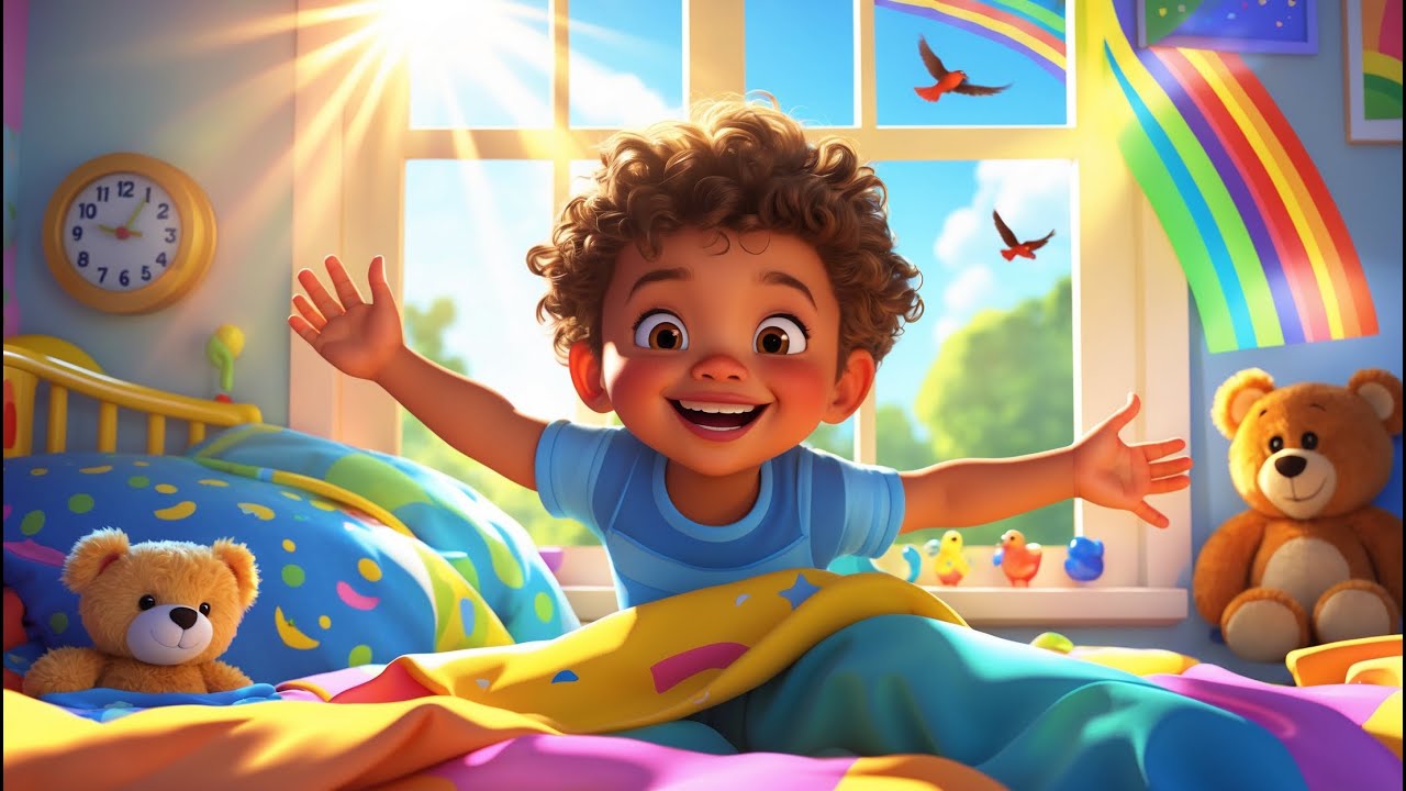 Good Morning Sunshine | Kids Morning Routine Song in 3D Disney Pixar ...