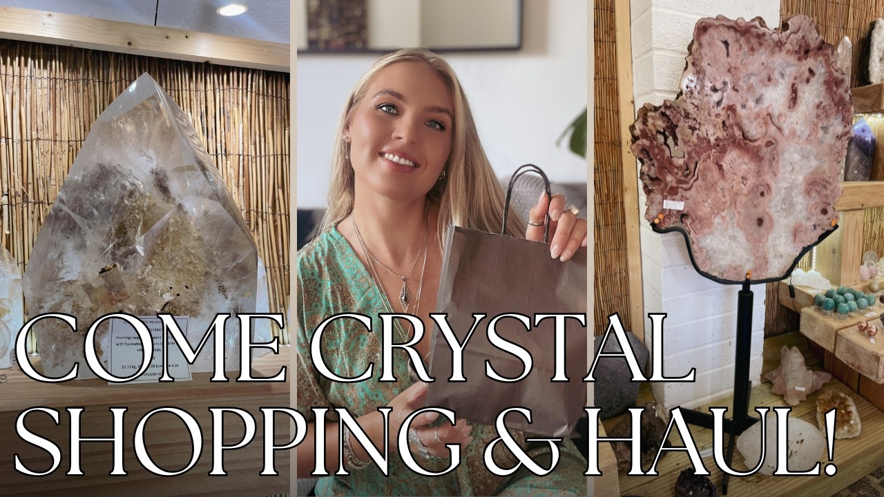 COME CRYSTAL SHOPPING WITH ME & CRYSTAL HAUL - YouTube
