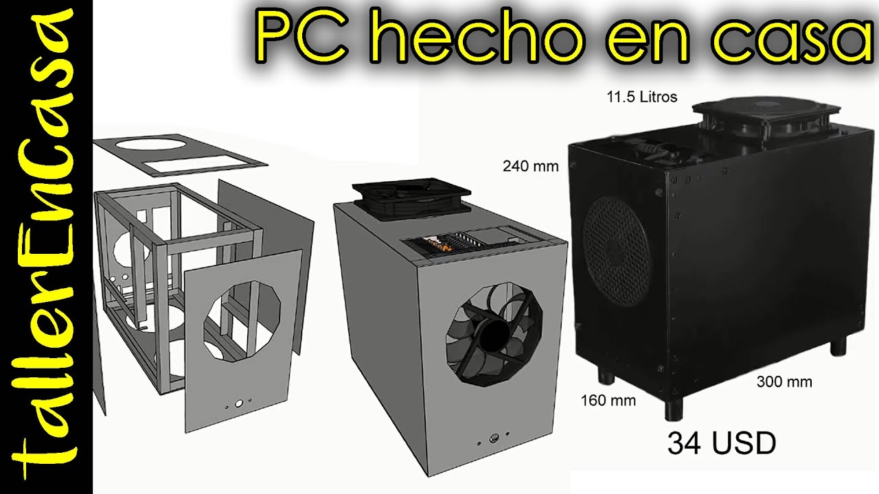 Computador / ordenador / gabinete / torre / pc hecho en casa (viejas ...