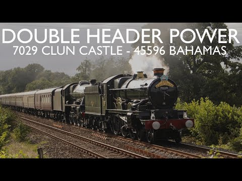 DOUBLE HEADER POWER! | 7029 Clun Castle & 45596 Bahamas Up Hemerdon ...