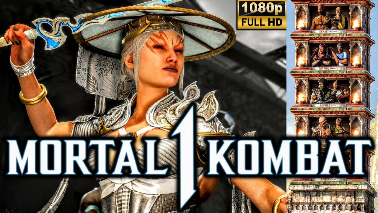 MK1 *MASTERY ASHRAH* KLASSIC TOWER GAMEPLAY!! (SAREENA AS KAMEO) 1080p ...
