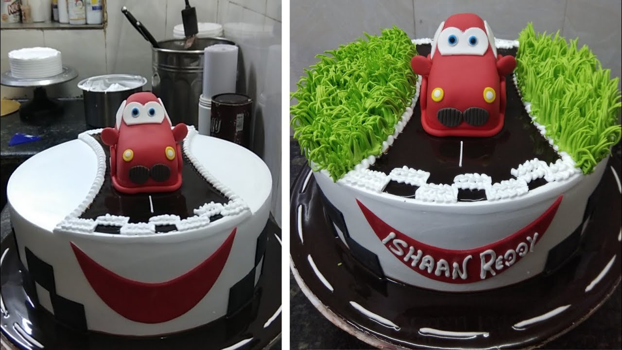 Car Cake Recipe |Car Cake Design |Birthday Car Cake - YouTube