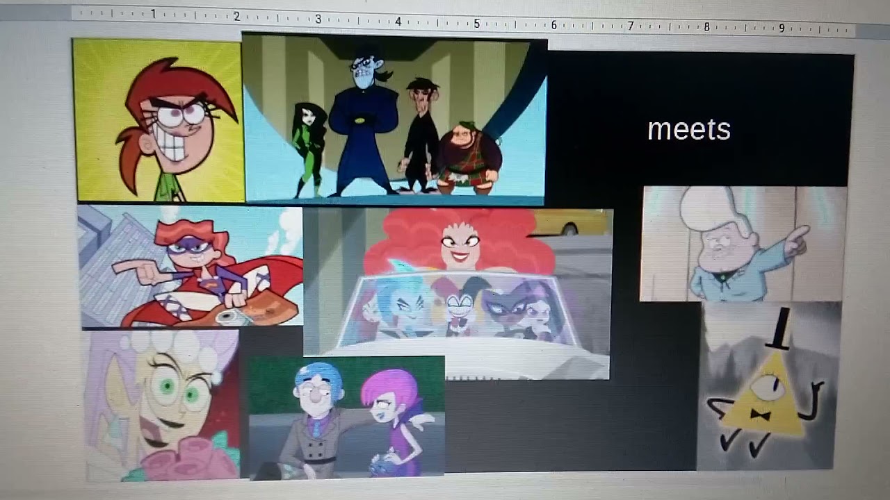 Vicky and her gang meets bill cipher and Gideon - YouTube