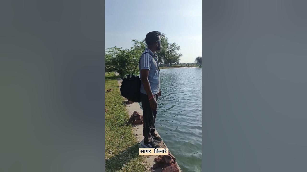Sagar kinare bahut sakun bara mousam #vlog #vlogs #myfirstvlog #myvlog #morningview #river # ...