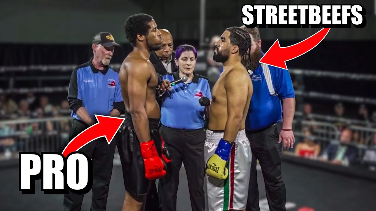 I’ve only Ever Fought on STREETBEEFS… So I Took a Pro Boxing Match ...