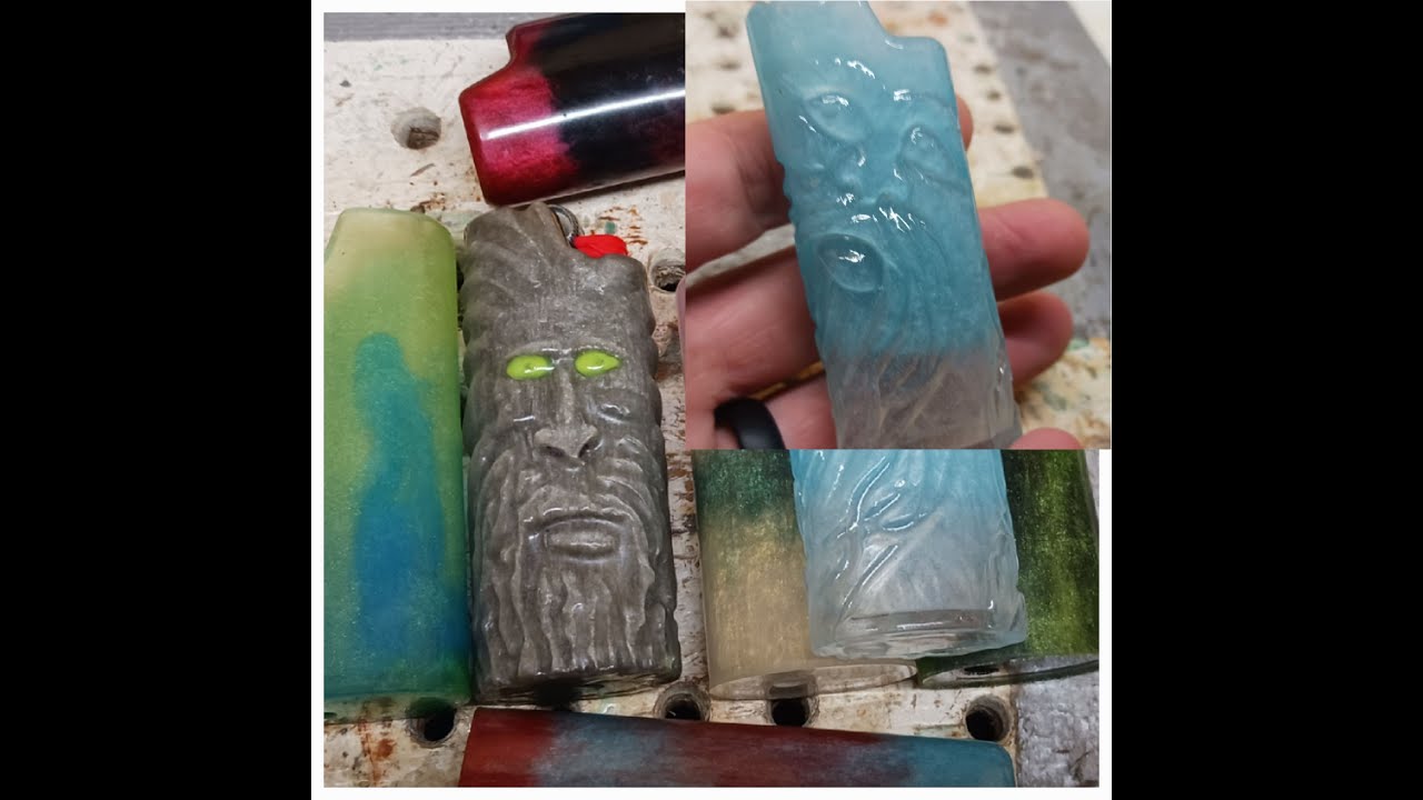 How I carve my lighter cases - YouTube