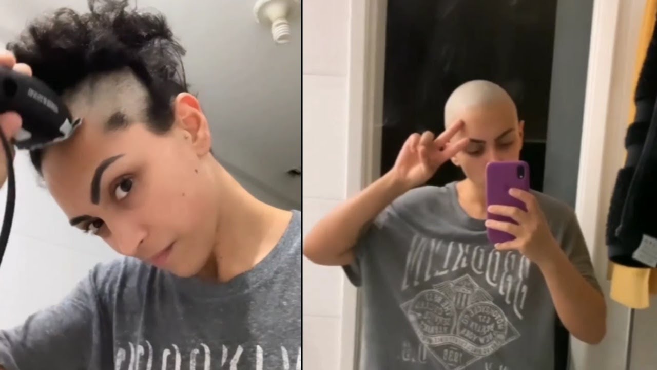 German Beautiful Girl Shaved Her Self With Trimmer || 3 Amazing ...