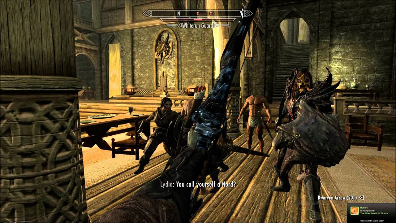 New Skyrim Whiterun Guard Outfit - YouTube