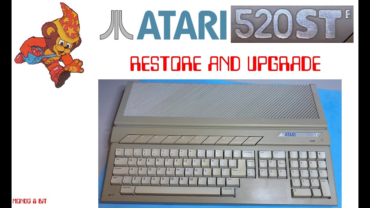 Atari 520STe restore and upgrade! - YouTube