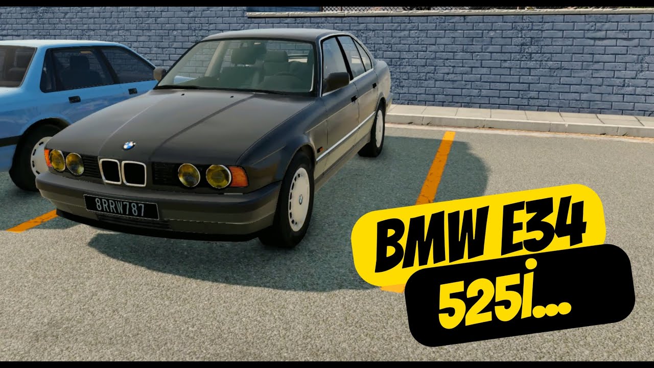 BeamNG Drive | Bmw E34 525i M50 Turbo |M50 swap makam aracıyla ...