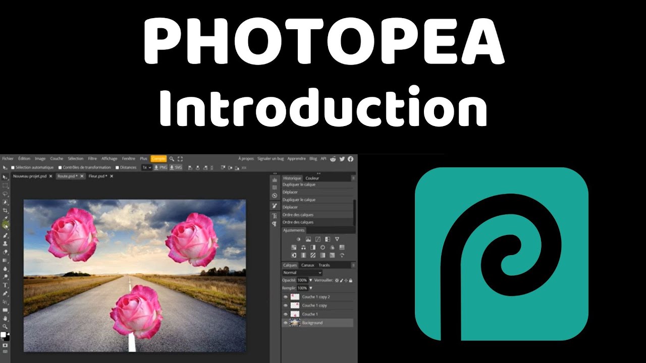 Photopea introduction photoshop alternative - YouTube
