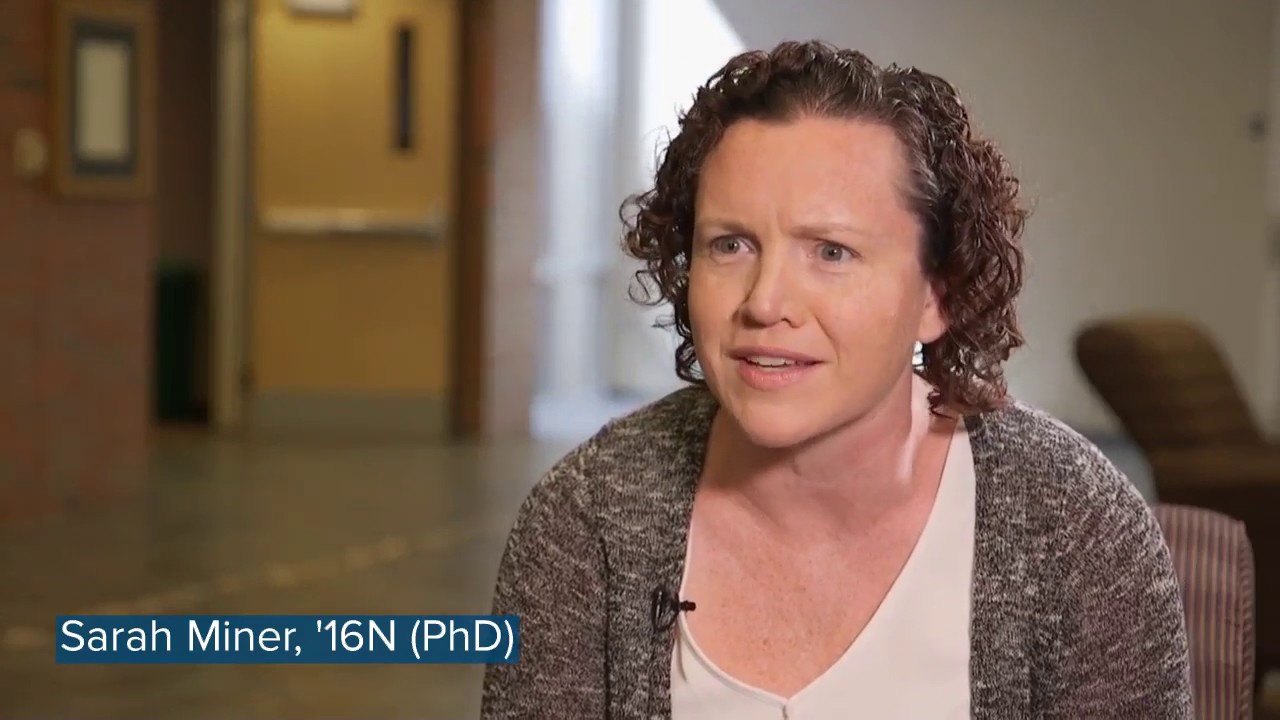 Sarah Miner, '16N (PhD) - YouTube