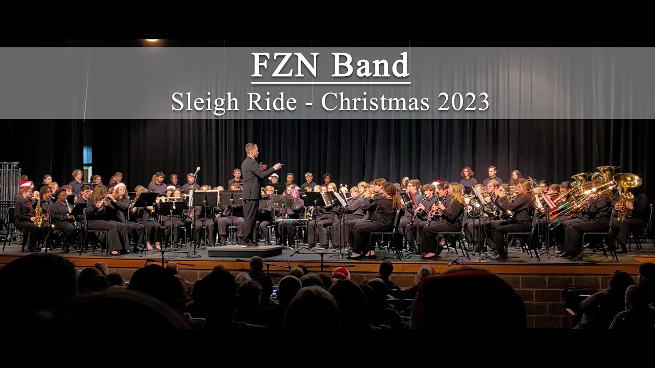 Dec 12 2023 - FZN Band performs Sleigh Ride - YouTube