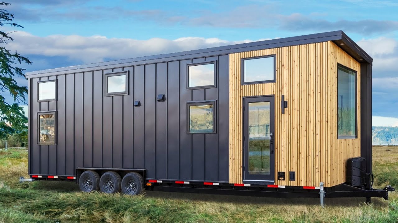 Absolutely Beautiful Sitka Tiny House by Summit Tiny Homes - YouTube