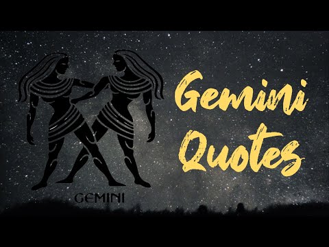 15 Positive Gemini Quotes and Sayings! | Veva Motivation