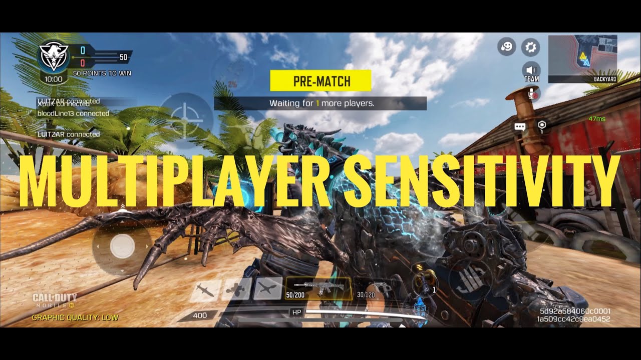Multiplayer Sensitivity | 3 Finger Claw Layout | Mythic Krig 6 Loadout ...