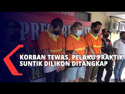 Pelaku  Praktik Suntik Silikon Di Balikpapan Ditangkap Polisi