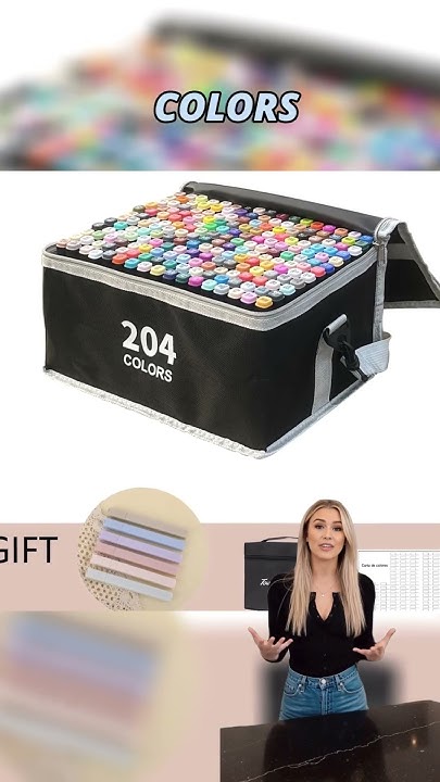 24/36/48/60/80/120/168/262 Colors Alcohol Drawing Markers Dual Tip ...