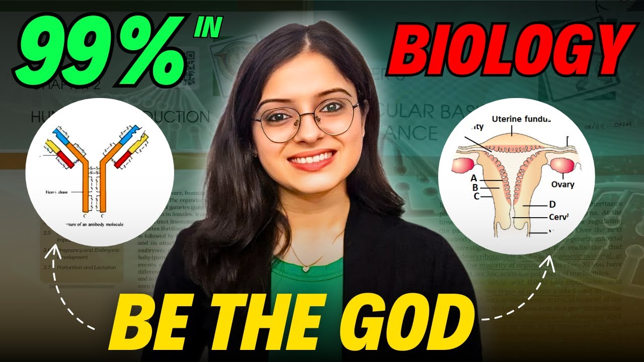 HOW TO SCORE 99% In Biology😱| CLASS 12 BOARD EXAM & NEET 2025 Biology ...