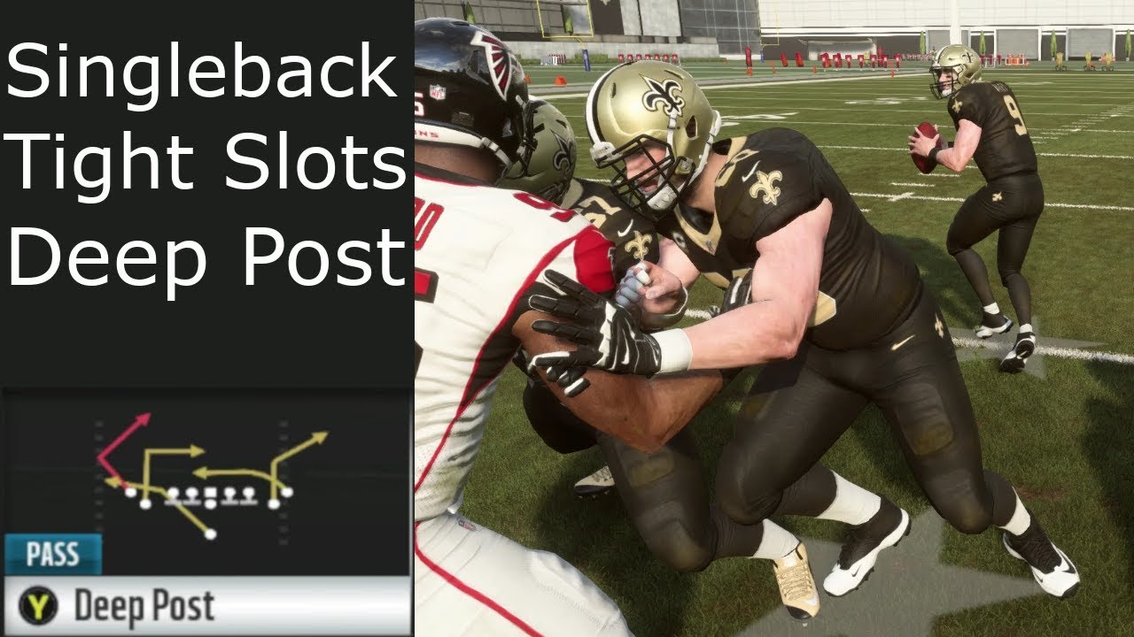 Madden 19 Tip: Singleback Tight Slots- Deep Post - YouTube