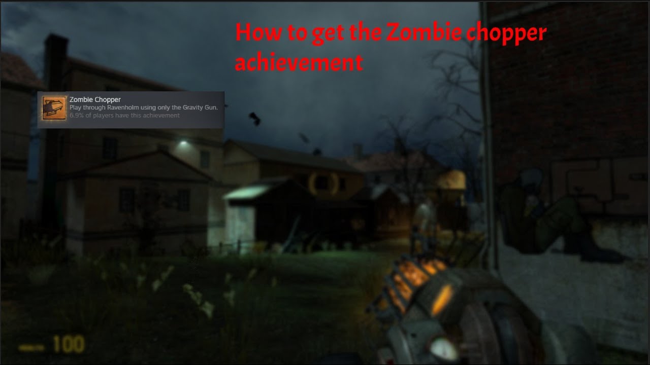How to get the zombie chopper achievement in half life 2 - YouTube