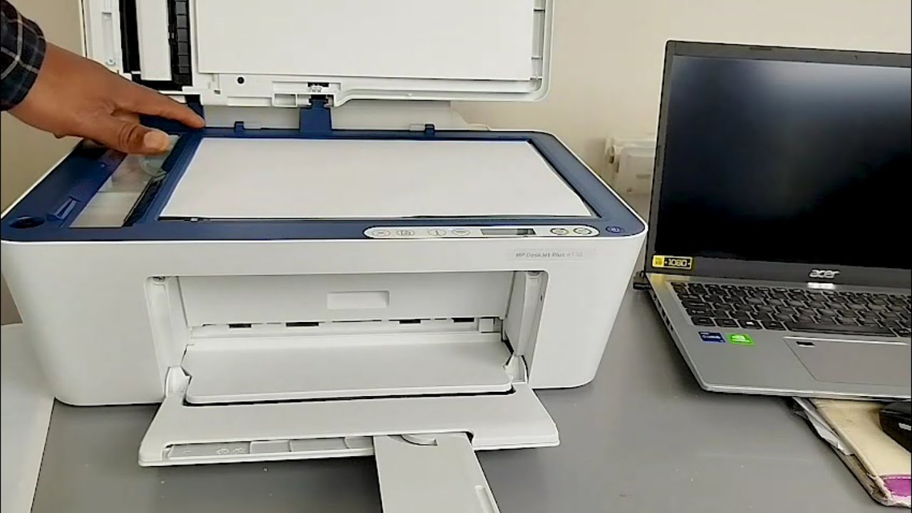 HP Deskjet 4100e / 4200e: Copying Guide (Single & Two-Sided) - YouTube