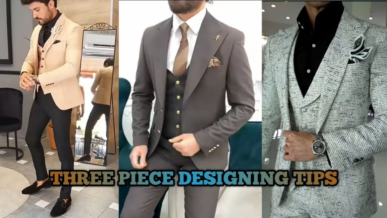 AMAZING THREE PIECE DESIGNS FOR MENS GROOM - YouTube