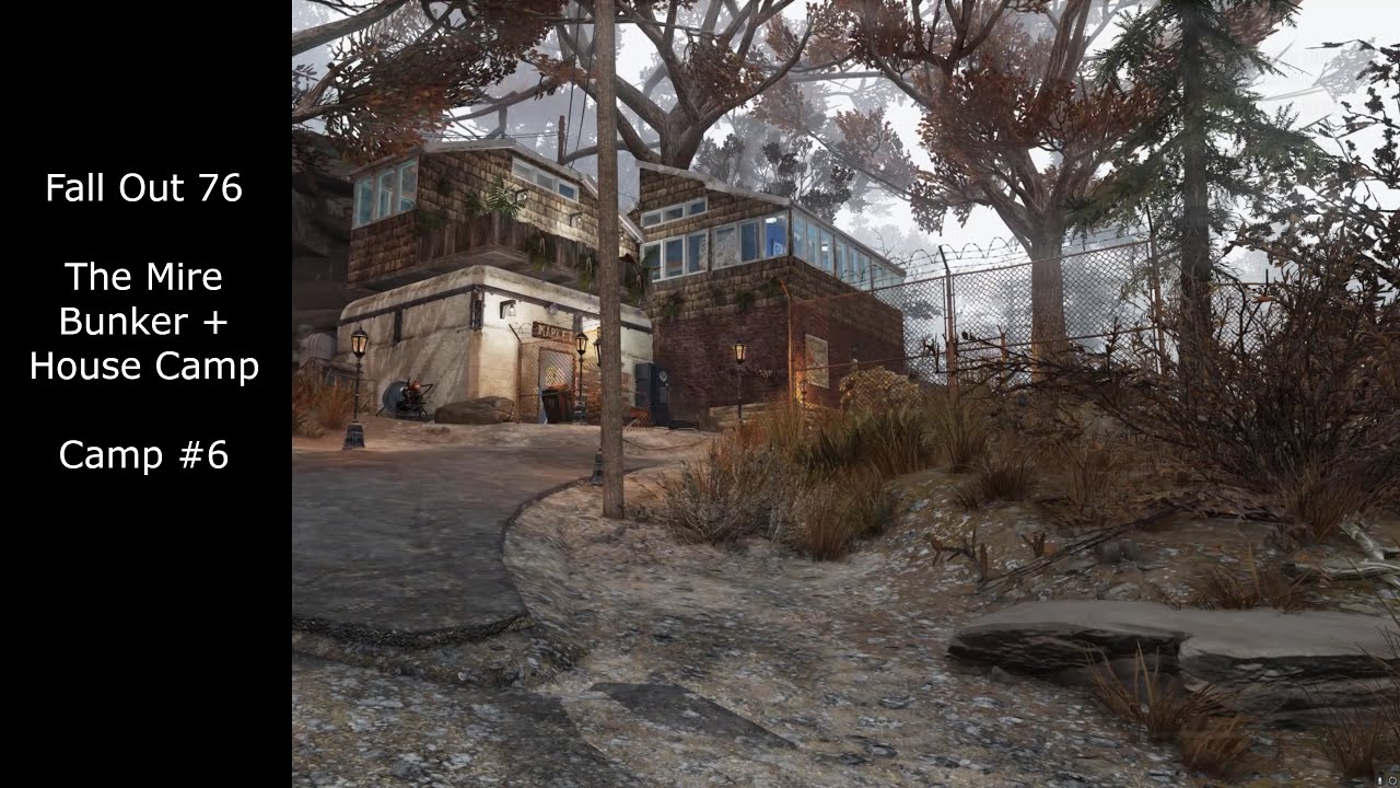 Fallout 76 Camp The Mire Bunker + House - YouTube