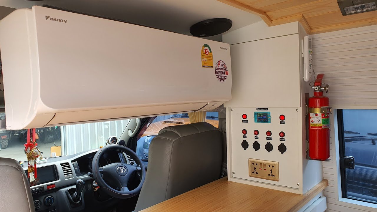 CamperVan ยอดนิยม น้ำไหล ไฟแรง แอร์หนาว เที่ยวยาวๆ เปิดแอร์นอนนวดตัว ...