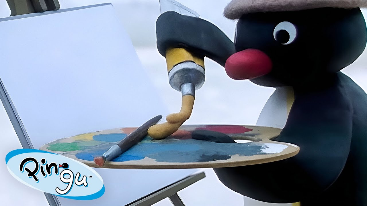 Pingu Becomes a Painter 🐧 | Pingu - Official Channel | Cartoons For Kids - YouTube