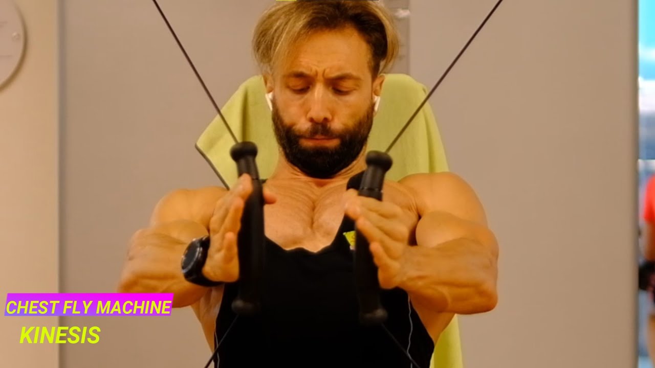 CHEST FLY KINESIS (CHEST FLY MACHINE- PECK FLY- PECK DECK) - YouTube