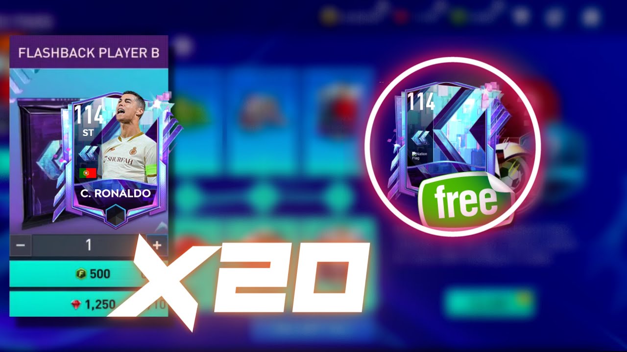 114 OVR FLASHBACK RONALDO(CR7) | OPENING 20 FLASHBACK PACKS AND FREE ...