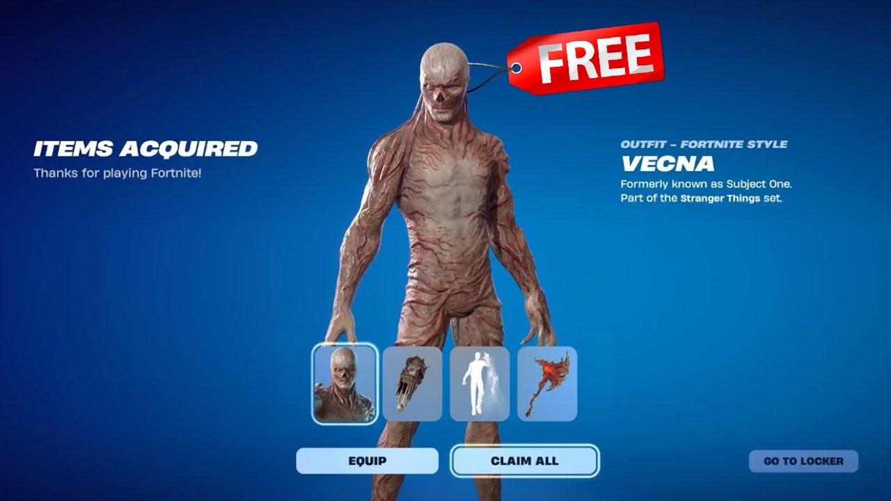 How to Get VECNA SKIN for FREE in Fortnite! (EASY) - YouTube