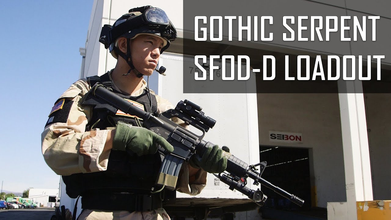 Gothic Serpent SFOD-D Kit! Spartan117GW - Airsoft GI - YouTube