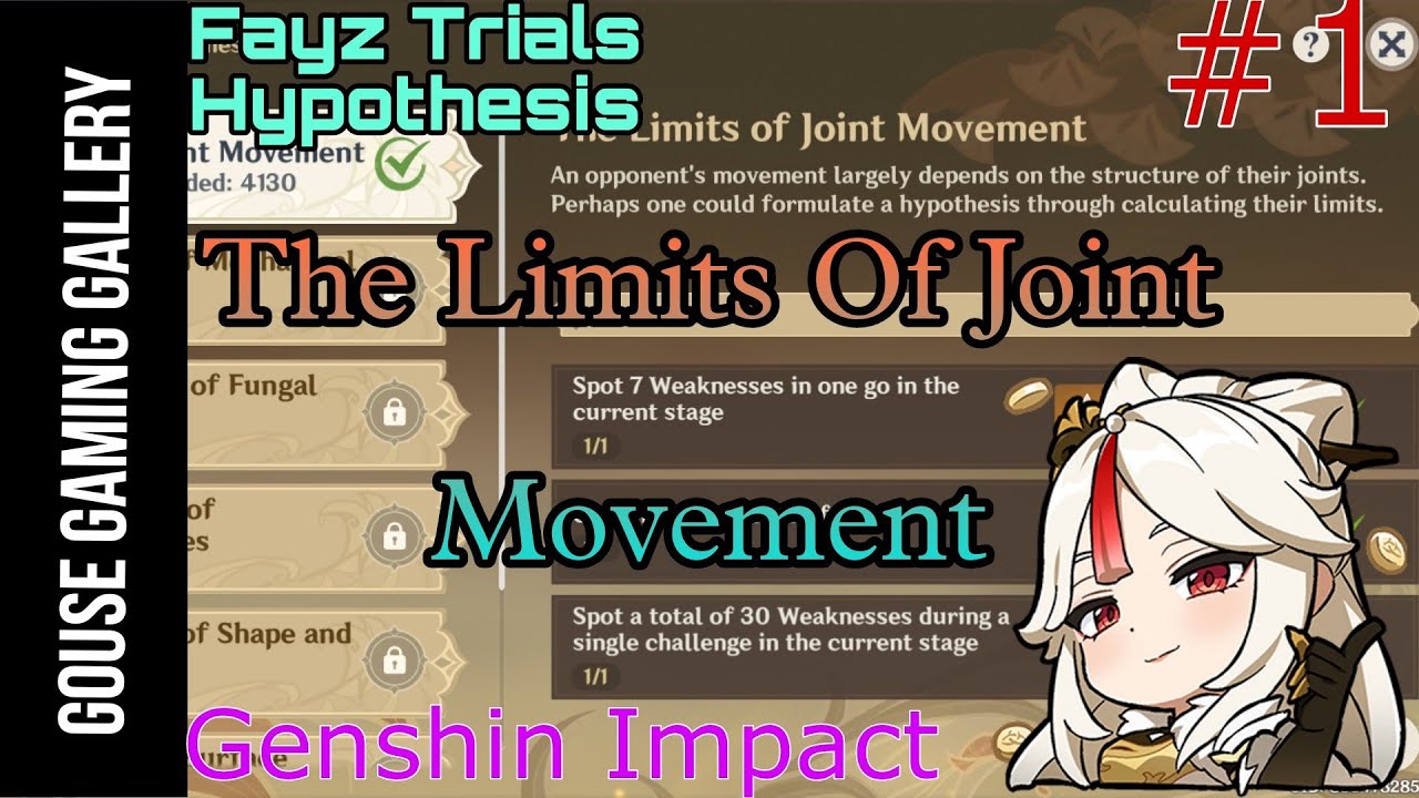#1 Fayz Trials: Hypothesis _ The Limits Of Joint Movement _ Genshin ...