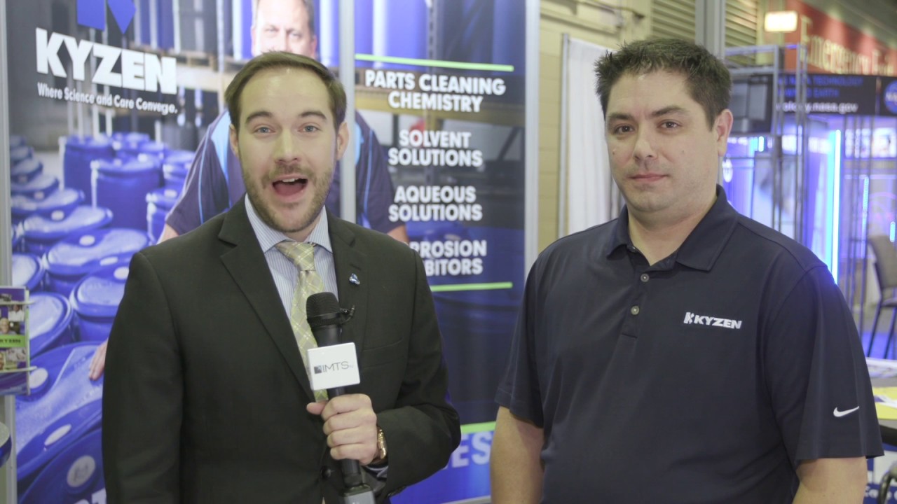 Kyzen | Environmentally Friendly Cleaning Solutions — IMTS 2018 - YouTube