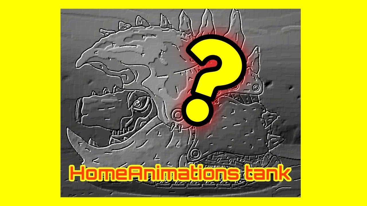 How to draw a cartoon tank, Monster tank from HomeAnimations - cara ...